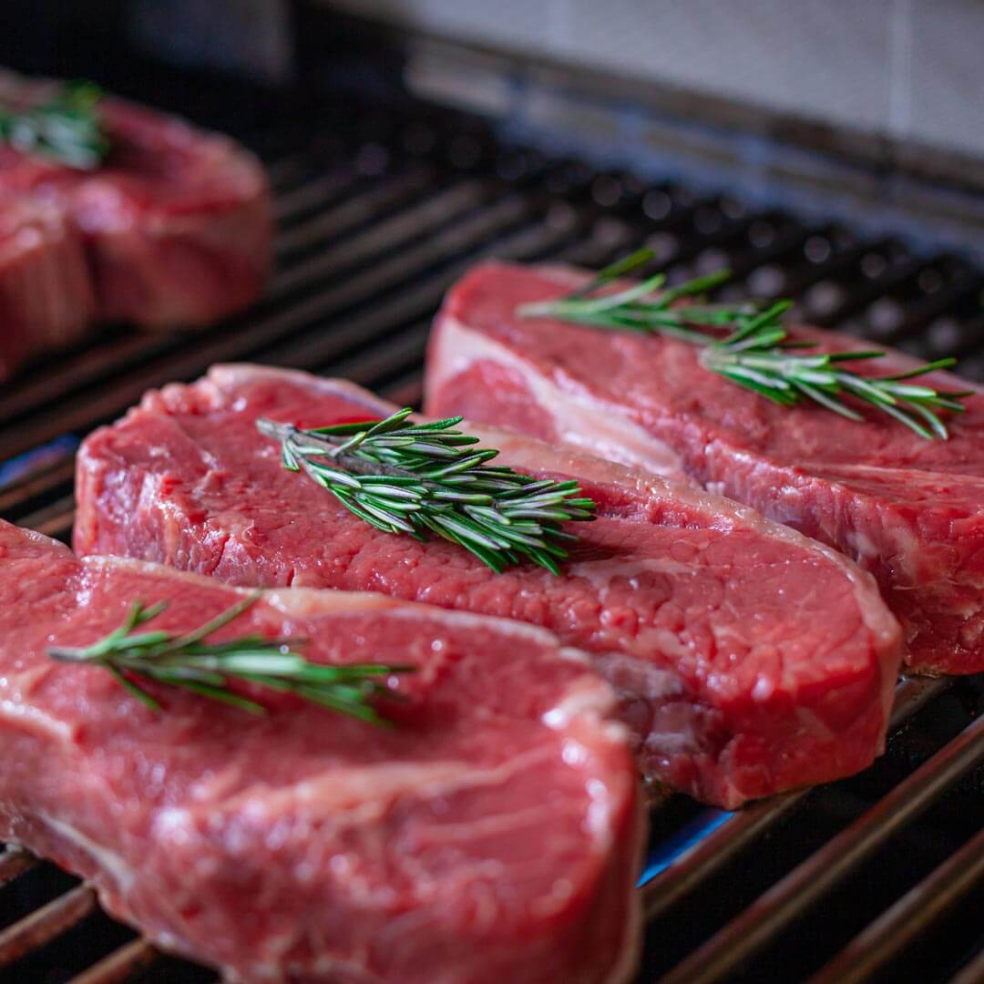 Hand Cut Black Angus NY Strip (Two Pack) – Six Brothers Beef Company