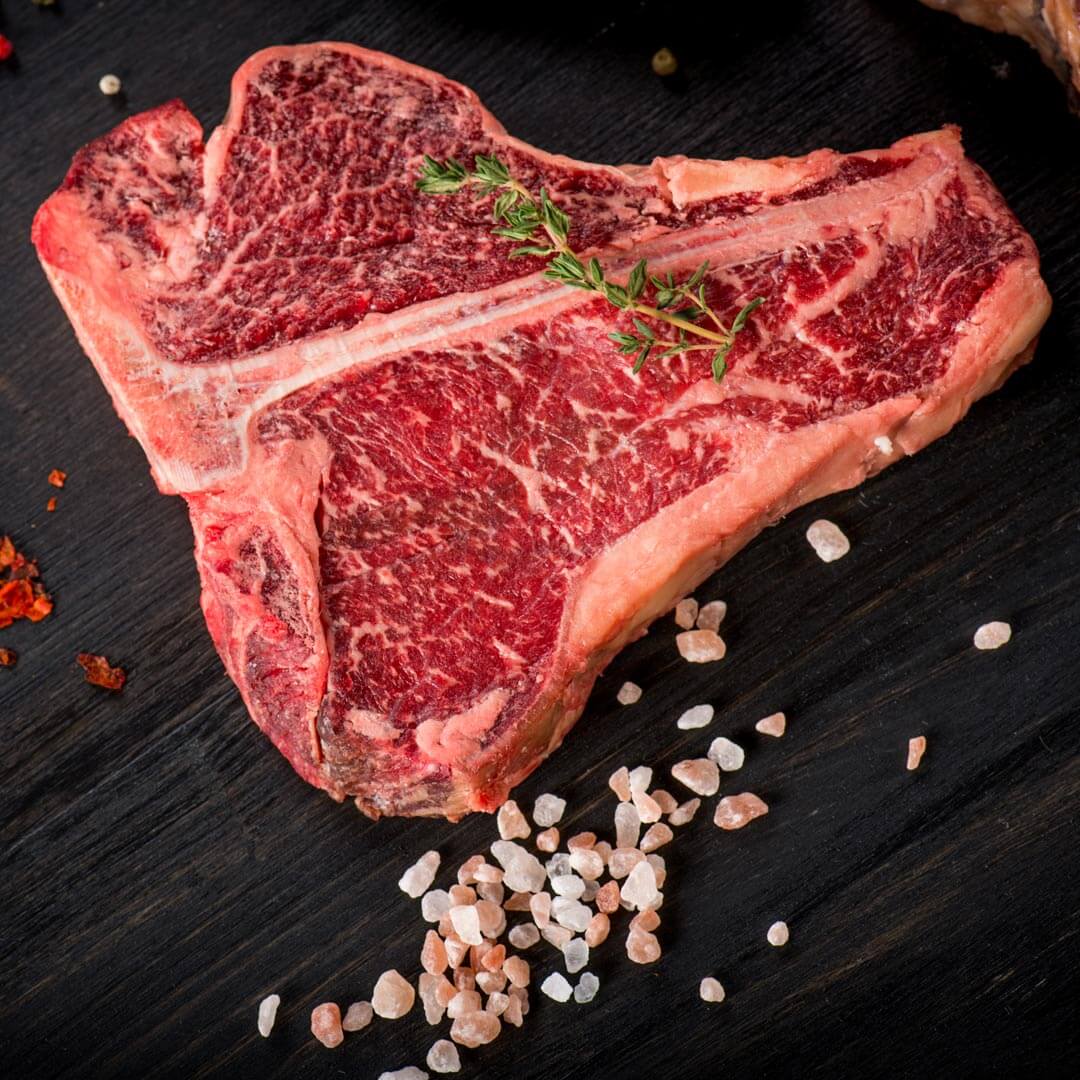 Prime T-Bone Steaks (Two Pack) – Six Brothers Beef Company
